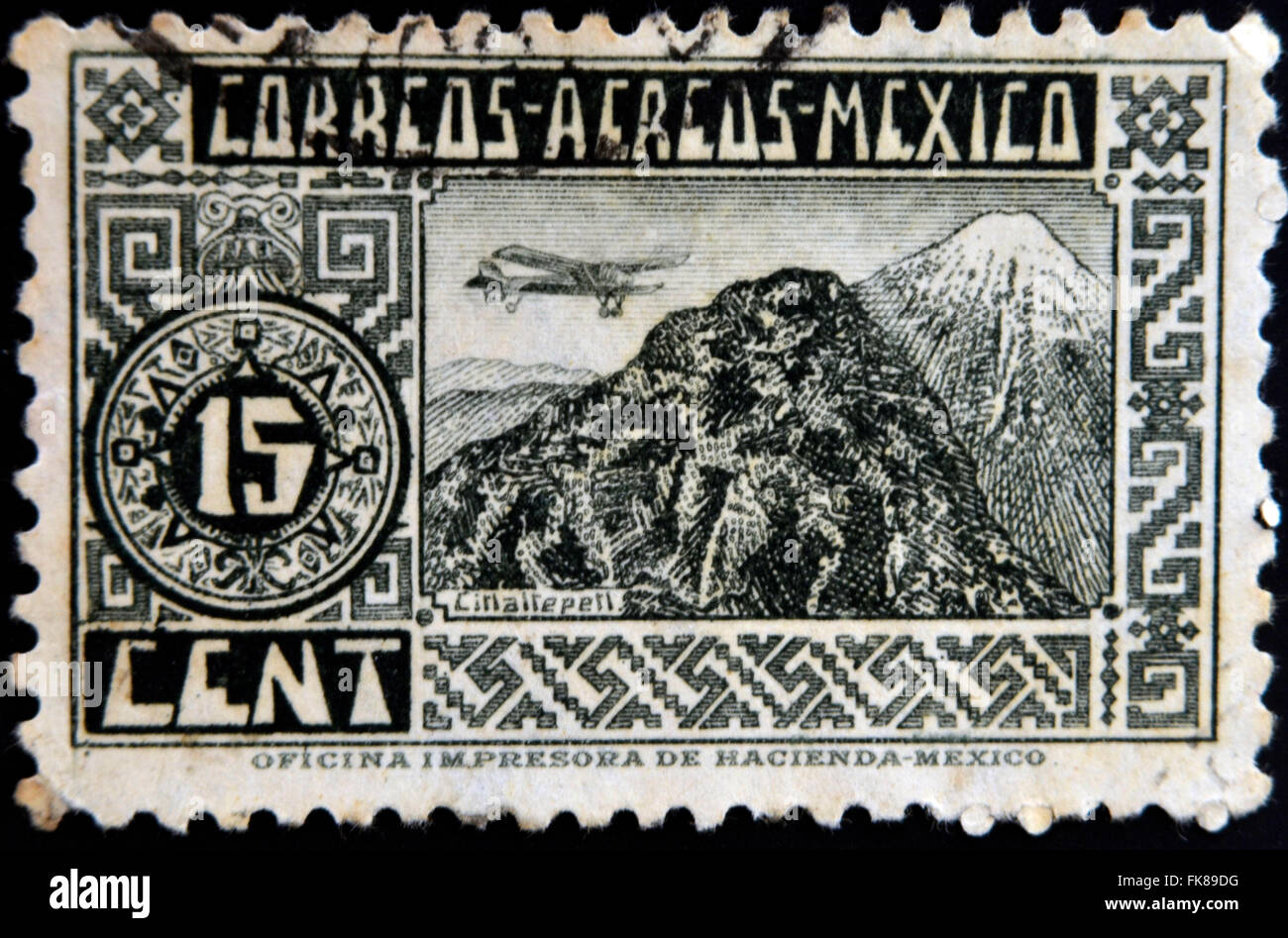 Mexican postage stamp mexico stamp hi-res stock photography and images ...