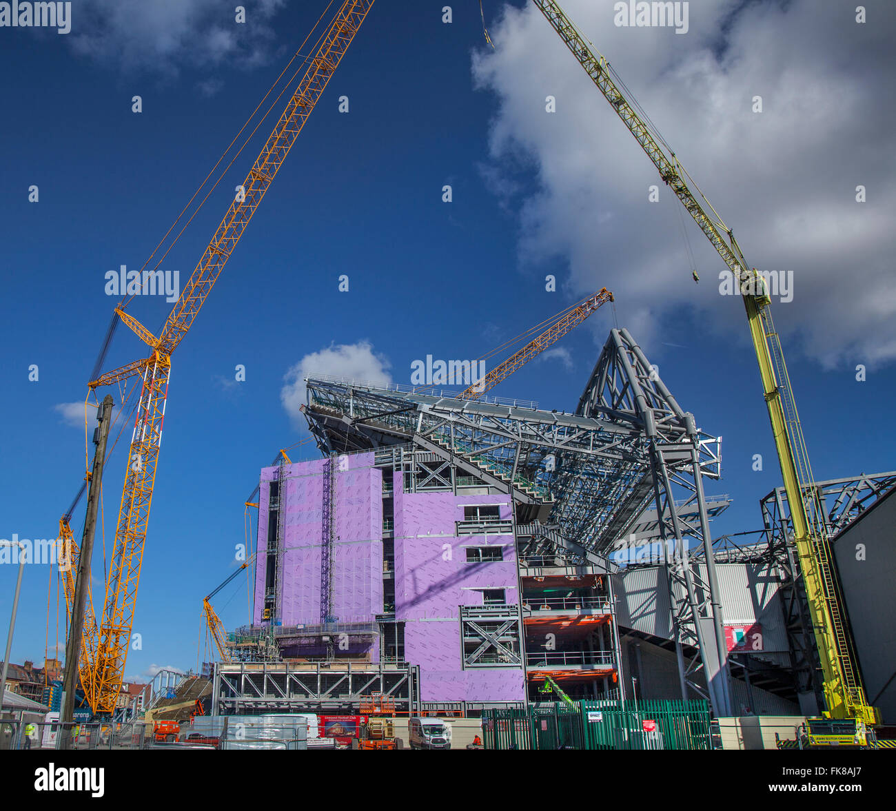 Liverpool Main Stand Development High Resolution Stock Photography and ...
