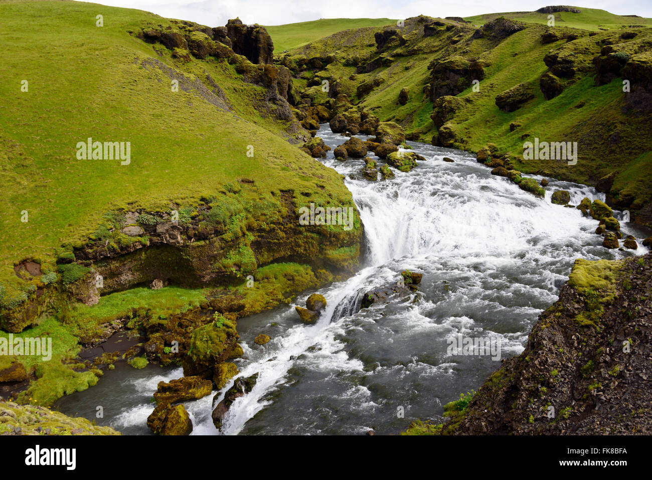 River Skoga, Southern Region, Iceland Stock Photo - Alamy