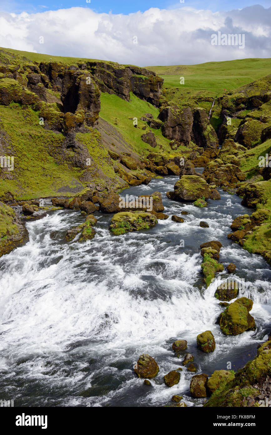 River Skoga, Southern Region, Iceland Stock Photo - Alamy