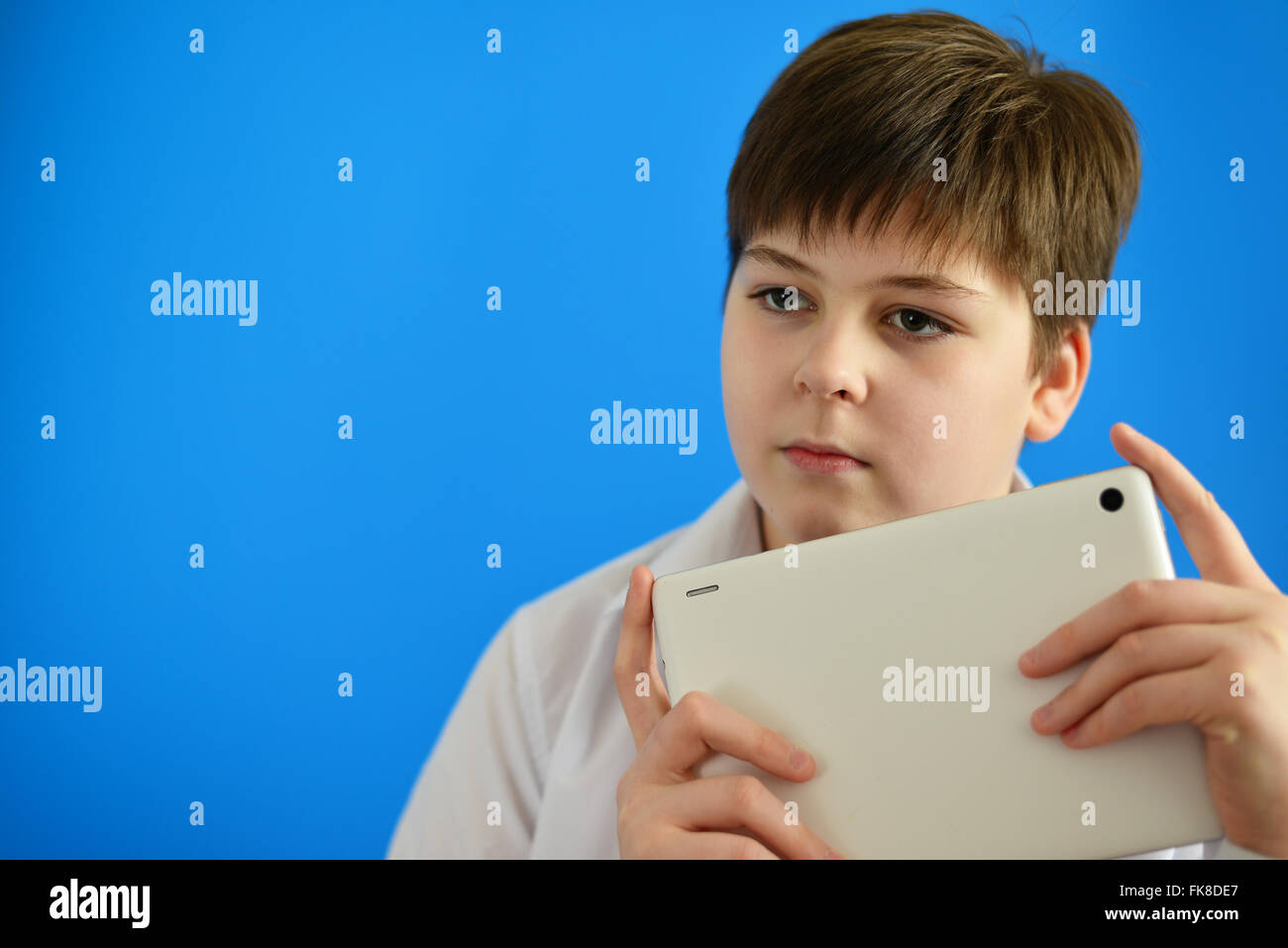 Boy tablet computer hi-res stock photography and images - Alamy