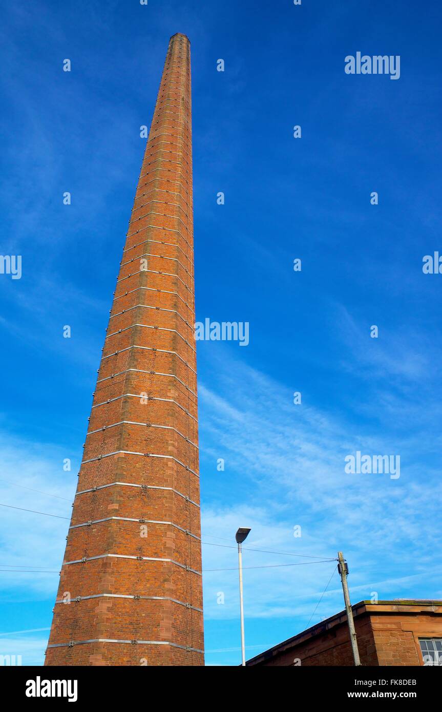 Dixon's Chimney. 290 feet tall former textile mill chimney stack ...
