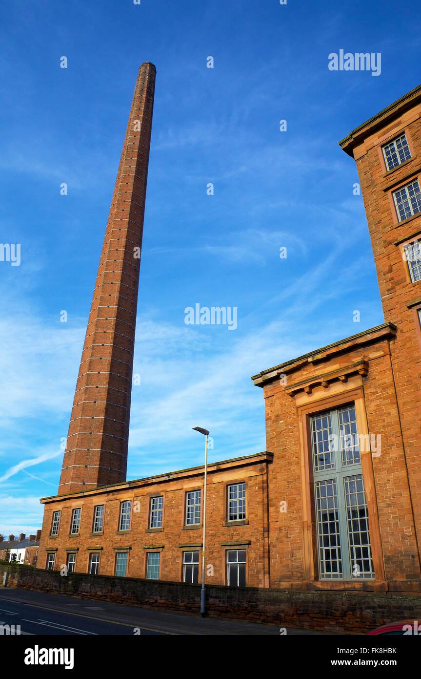 Dixon's Chimney. 290 feet tall former textile mill chimney stack ...