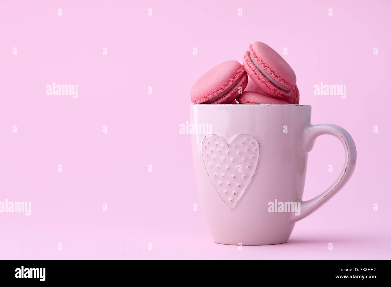 Macarons in the cup hi-res stock photography and images - Alamy