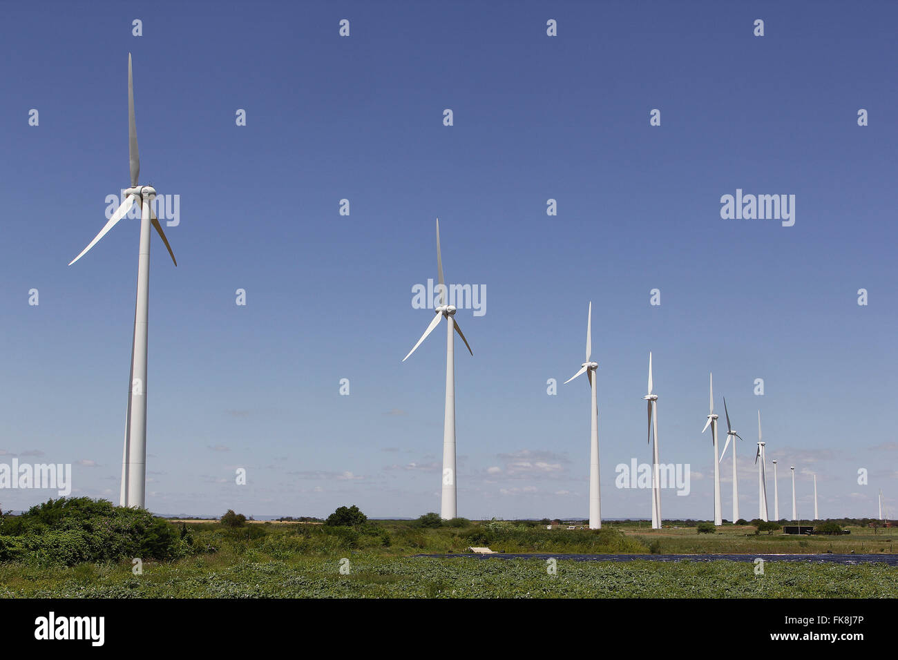 New Home Wind Farm Stock Photo - Alamy