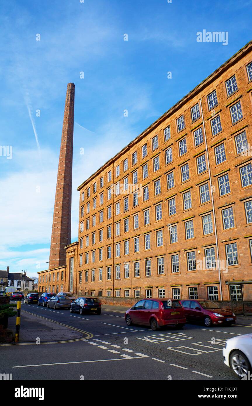 Dixon's Chimney. 290 feet tall former textile mill chimney stack ...