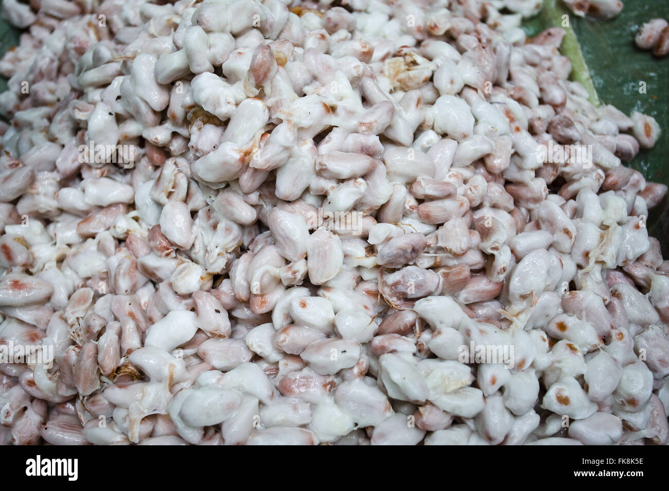 Detail of fruit pulp cocoa Stock Photo - Alamy