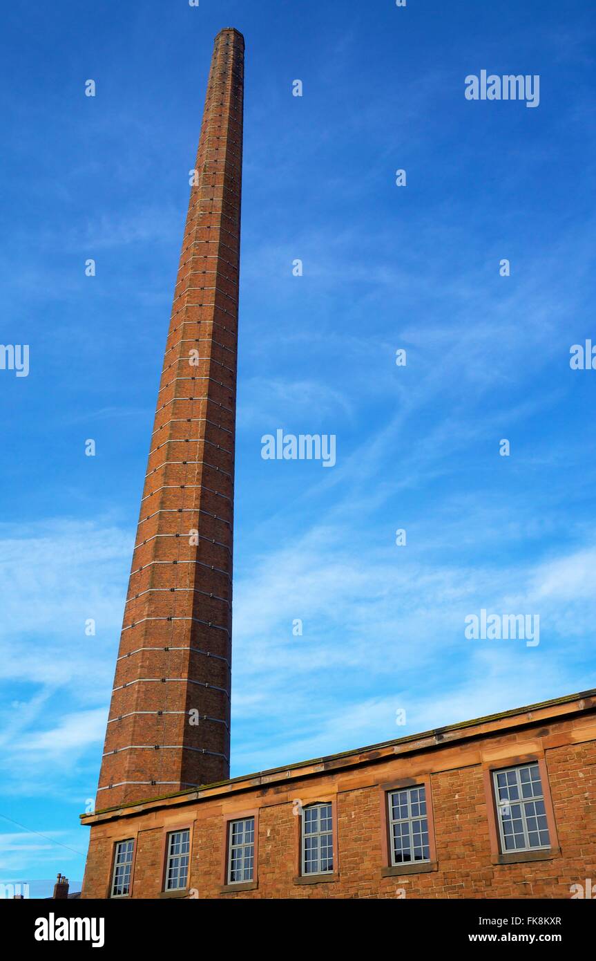Dixon's Chimney. 290 feet tall former textile mill chimney stack ...
