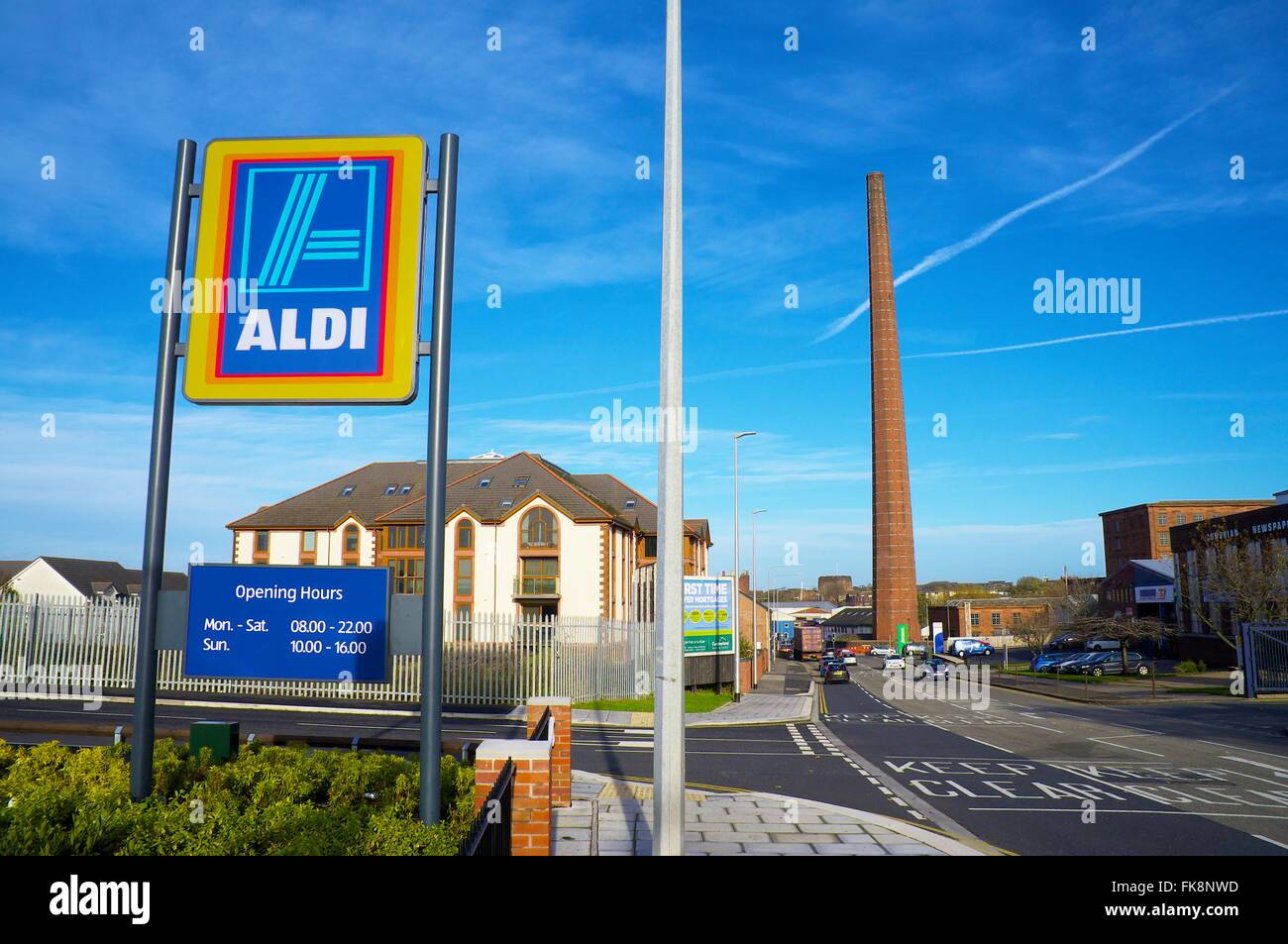 Aldi logo sign Stock Photo - Alamy