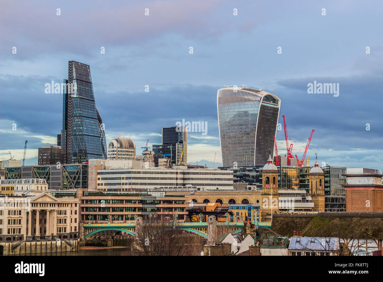 Cheesegrater and Walkie Talkie Stock Photo - Alamy
