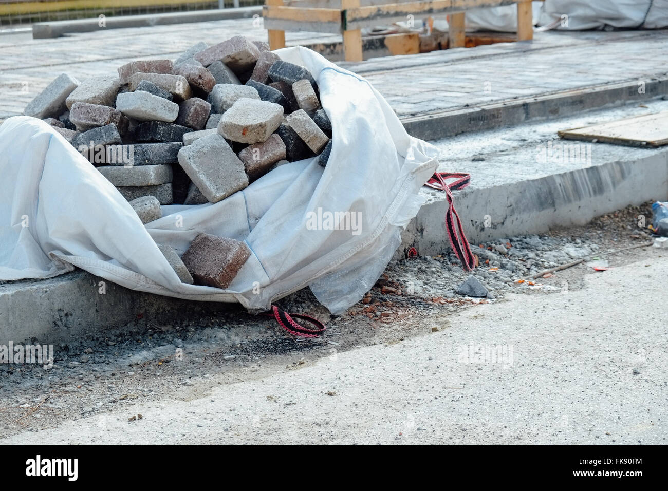 Yard of the new Florence Italy surface train Stock Photo - Alamy