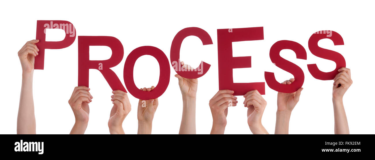 Process word hi-res stock photography and images - Alamy