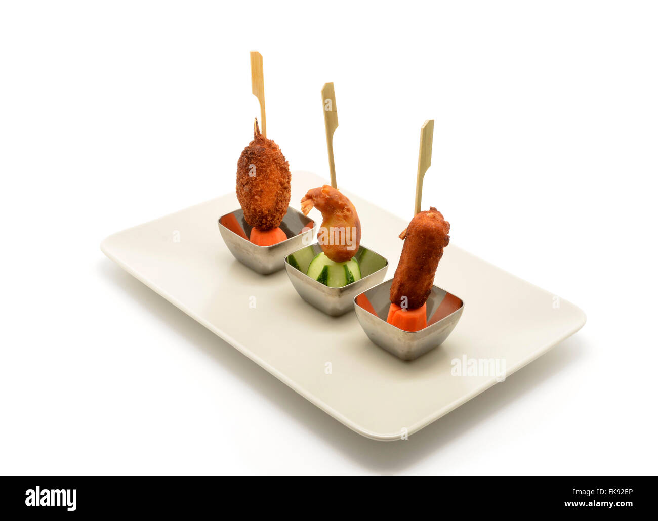 Selection of pinchos Stock Photo - Alamy