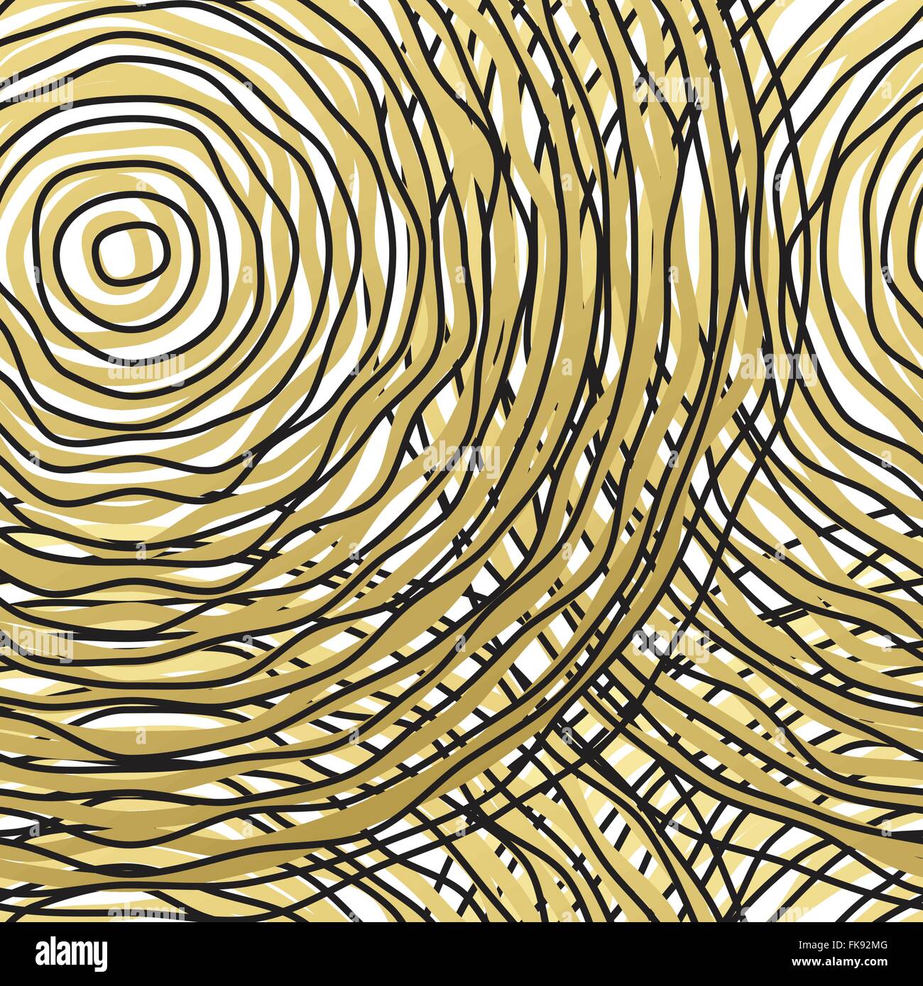 Seamless pattern with golden circle. Vector illustration Stock Vector ...