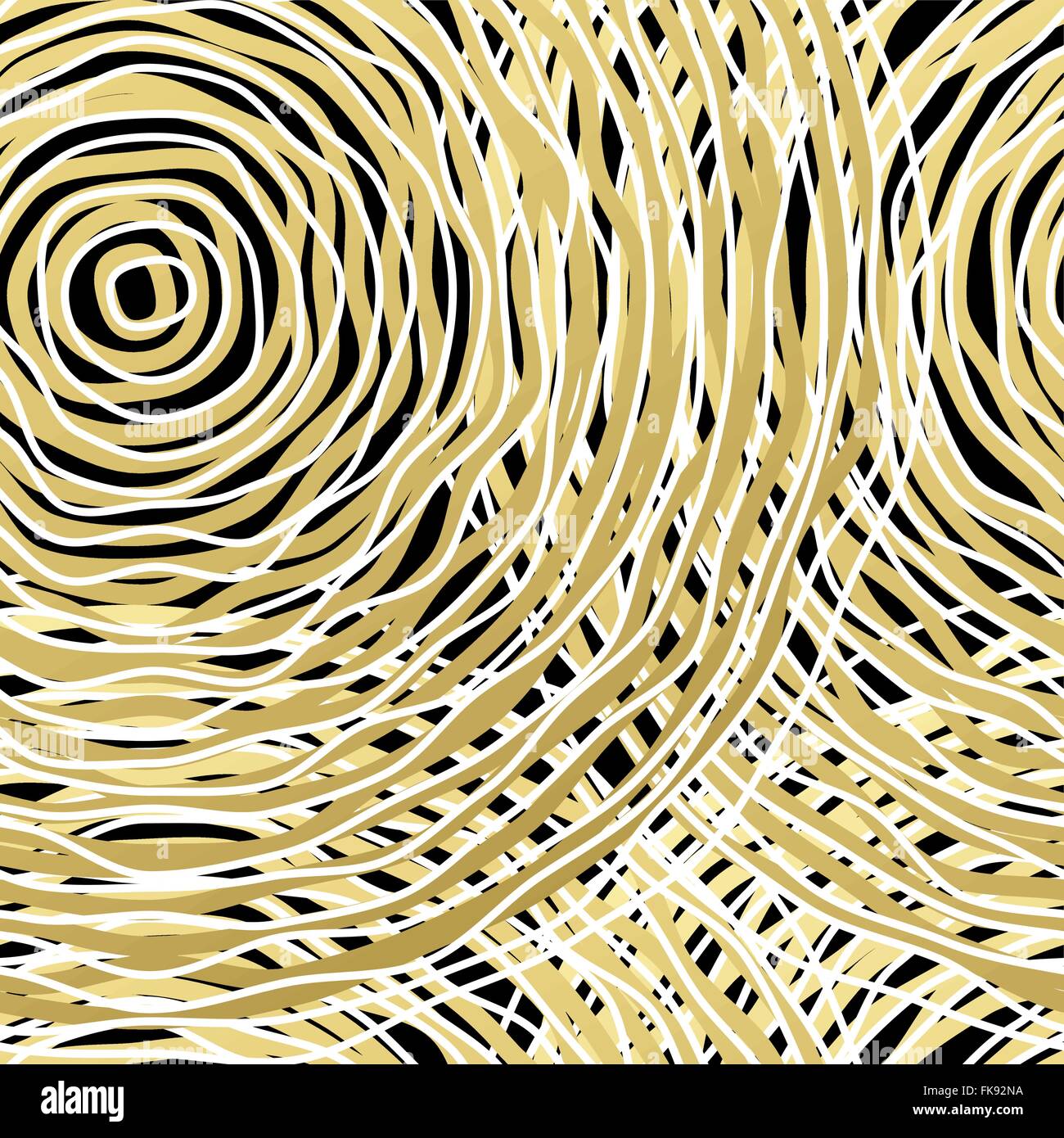 Seamless pattern with golden circle. Vector illustration Stock Vector ...