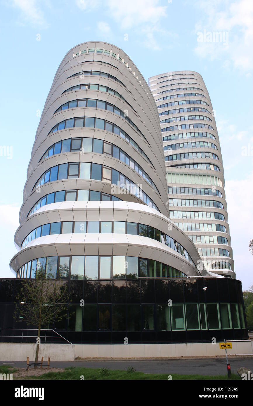 Kempkensberg or DUO towers, Groningen, Netherlands. Office complex for ...