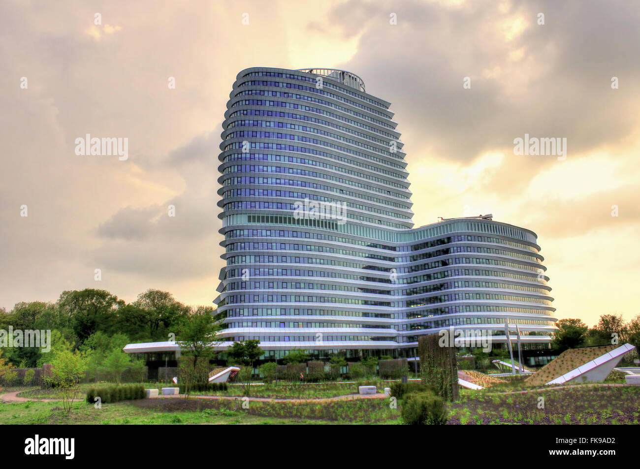 Kempkensberg or DUO towers, Groningen, Netherlands. Office complex for ...