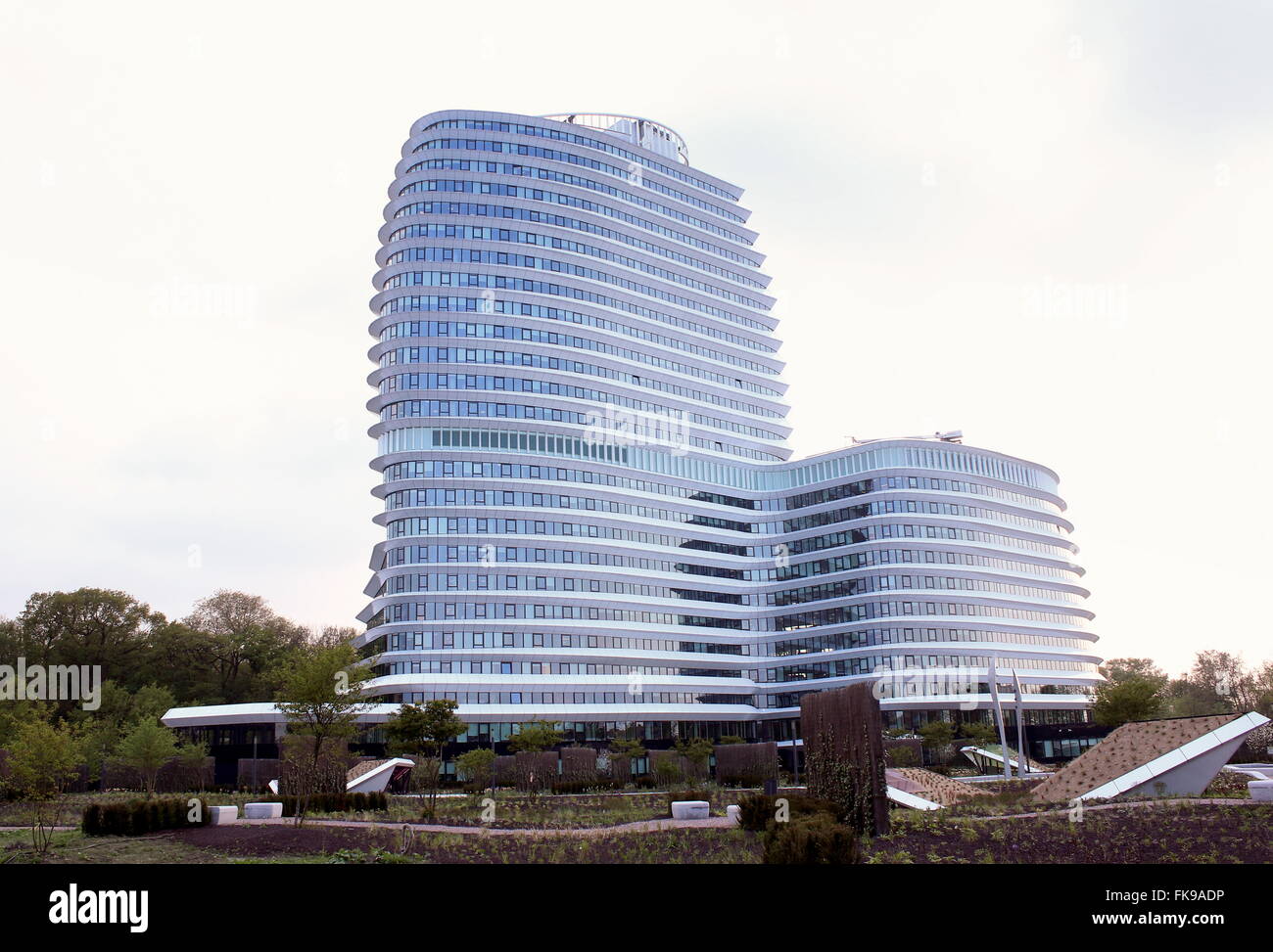 Kempkensberg or DUO towers, Groningen, Netherlands. Office complex for ...
