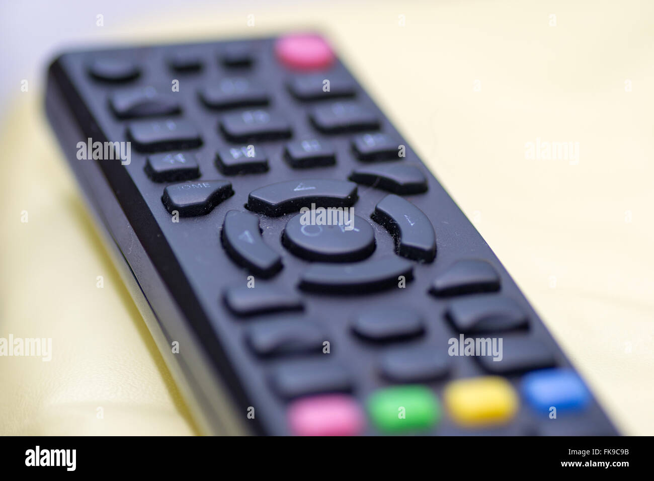 tv remote control television watching screen device Stock Photo - Alamy