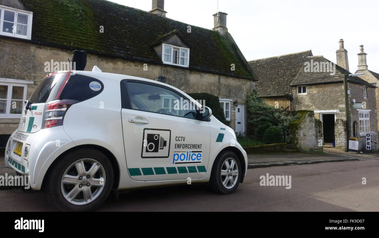 A small police speed enforcement vehicle Stock Photo - Alamy