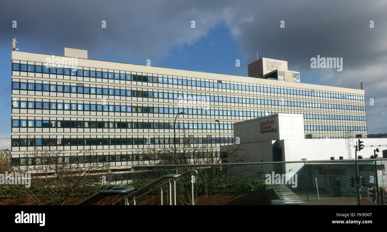 Sheffield Hallam University Stock Photo - Alamy