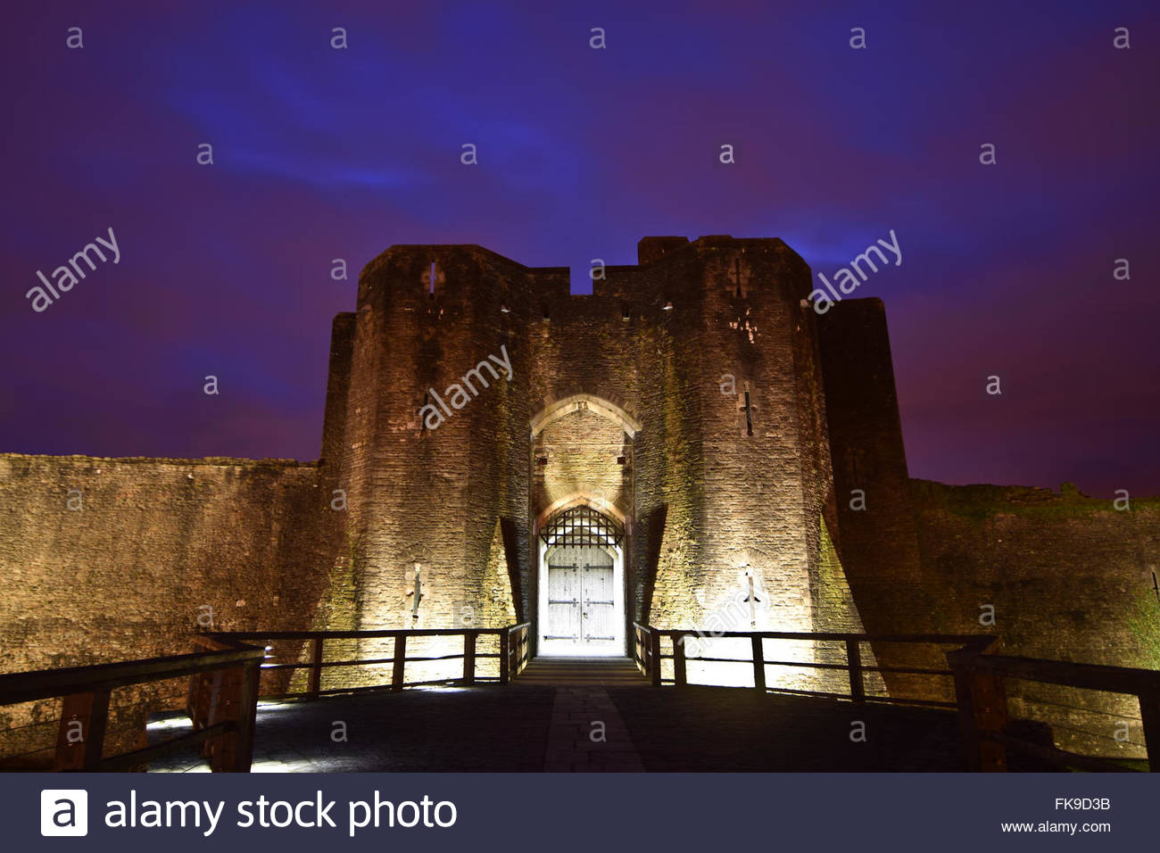 Caerphilly Castle South Wales Stock Photos & Caerphilly Castle South ...