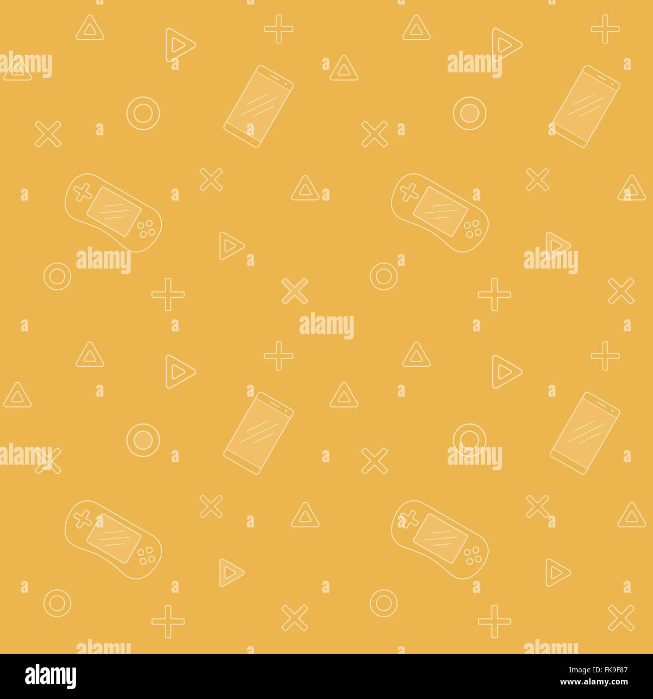 Mobile phones seamless pattern hi-res stock photography and images - Alamy