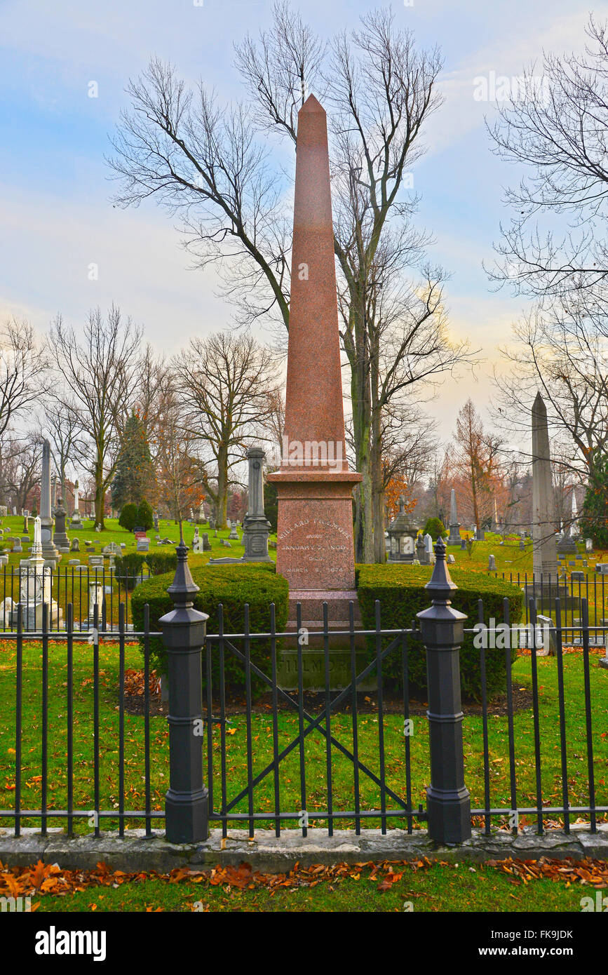 President millard fillmores burial site hi-res stock photography and ...