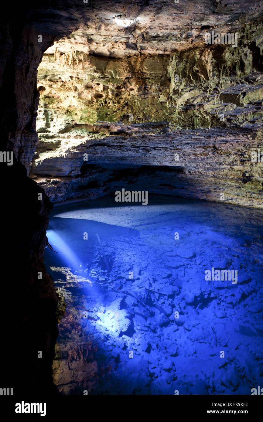 Poco Encantado north of the Chapada Diamantina Stock Photo - Alamy