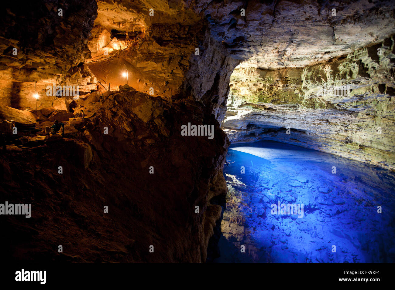 Poco Encantado north of the Chapada Diamantina Stock Photo - Alamy