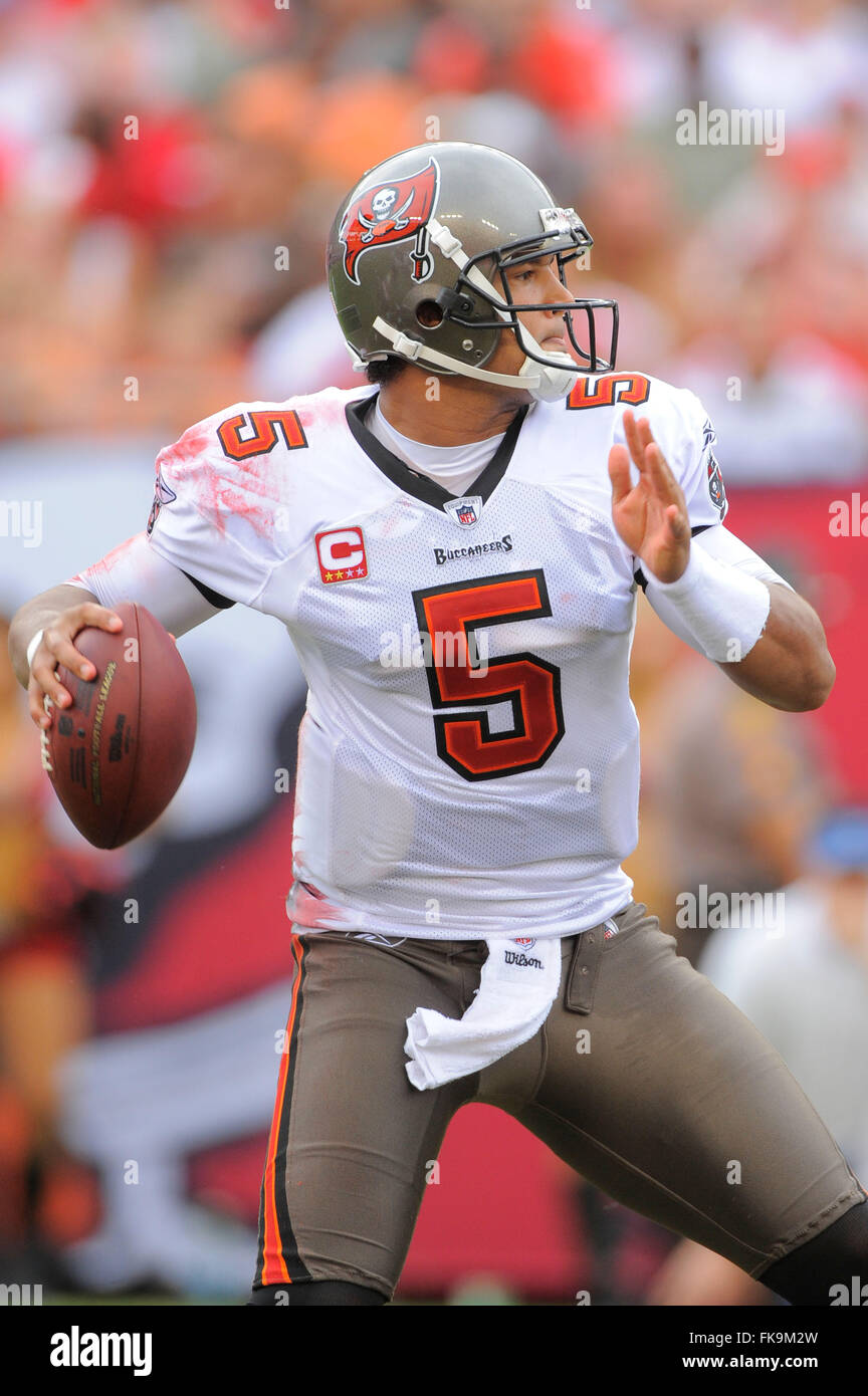 Tampa, FL, USA. 25th Sep, 2011. Tampa Bay Buccaneers quarterback Josh ...