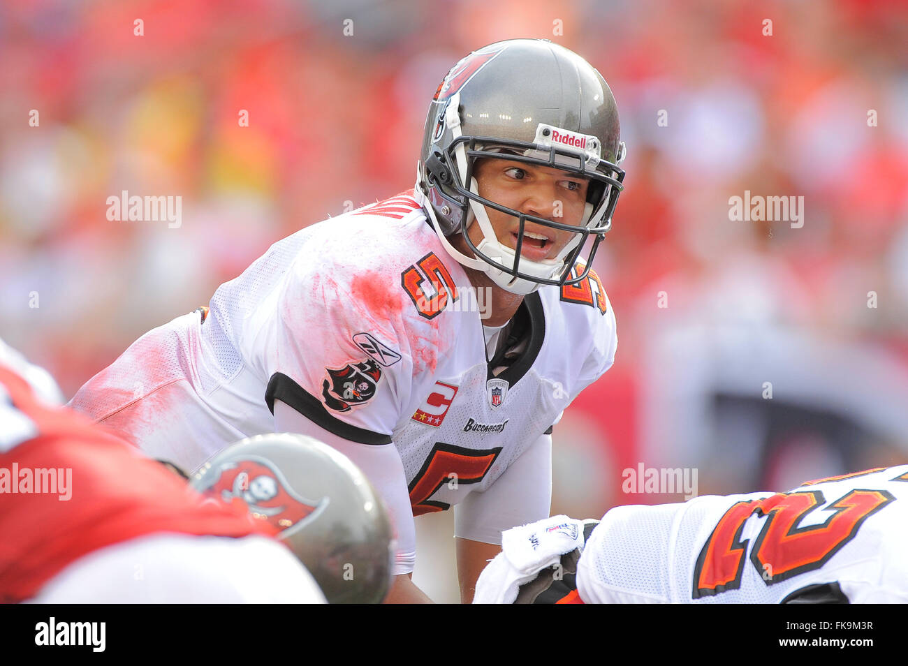 Tampa, FL, USA. 25th Sep, 2011. Tampa Bay Buccaneers quarterback Josh ...