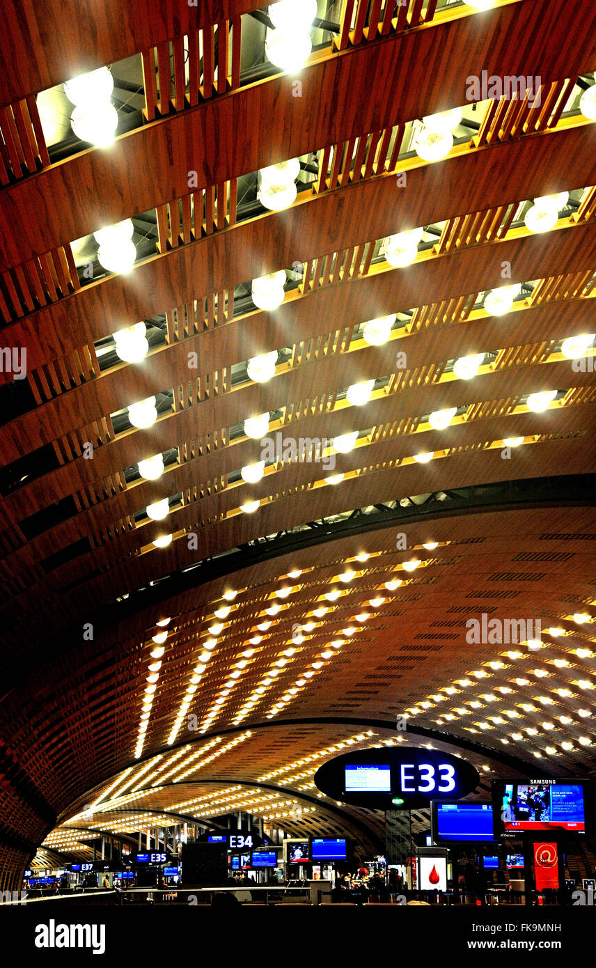 Roissy Charles-de-Gaulle international airport Paris France Stock Photo ...