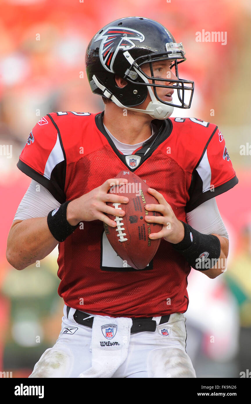 Tampa, FL, USA. 25th Sep, 2011. Atlanta Falcons quarterback Matt Ryan ...