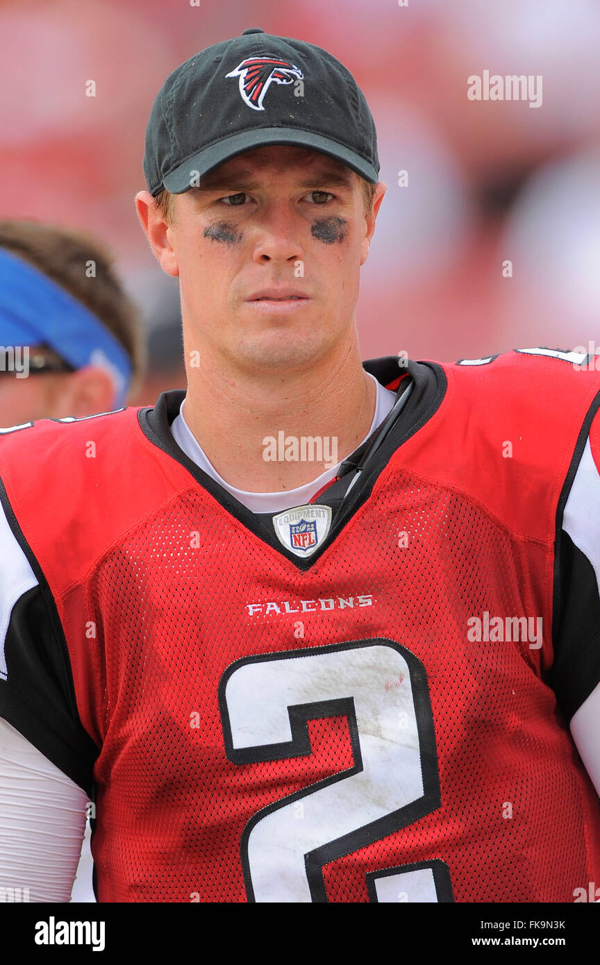 Tampa, FL, USA. 25th Sep, 2011. Atlanta Falcons quarterback Matt Ryan ...