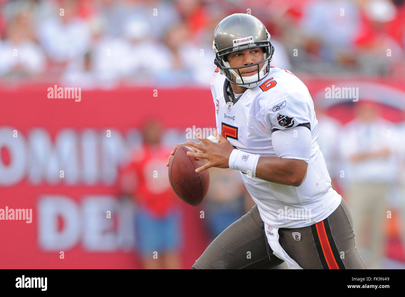 Tampa, FL, USA. 25th Sep, 2011. Tampa Bay Buccaneers quarterback Josh ...