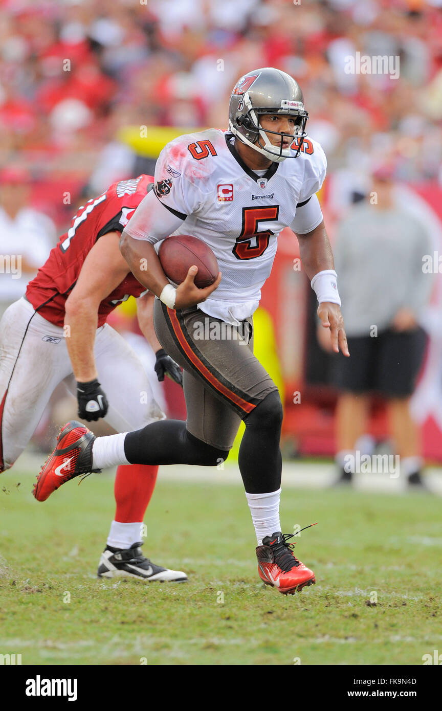 Tampa, FL, USA. 25th Sep, 2011. Tampa Bay Buccaneers quarterback Josh ...