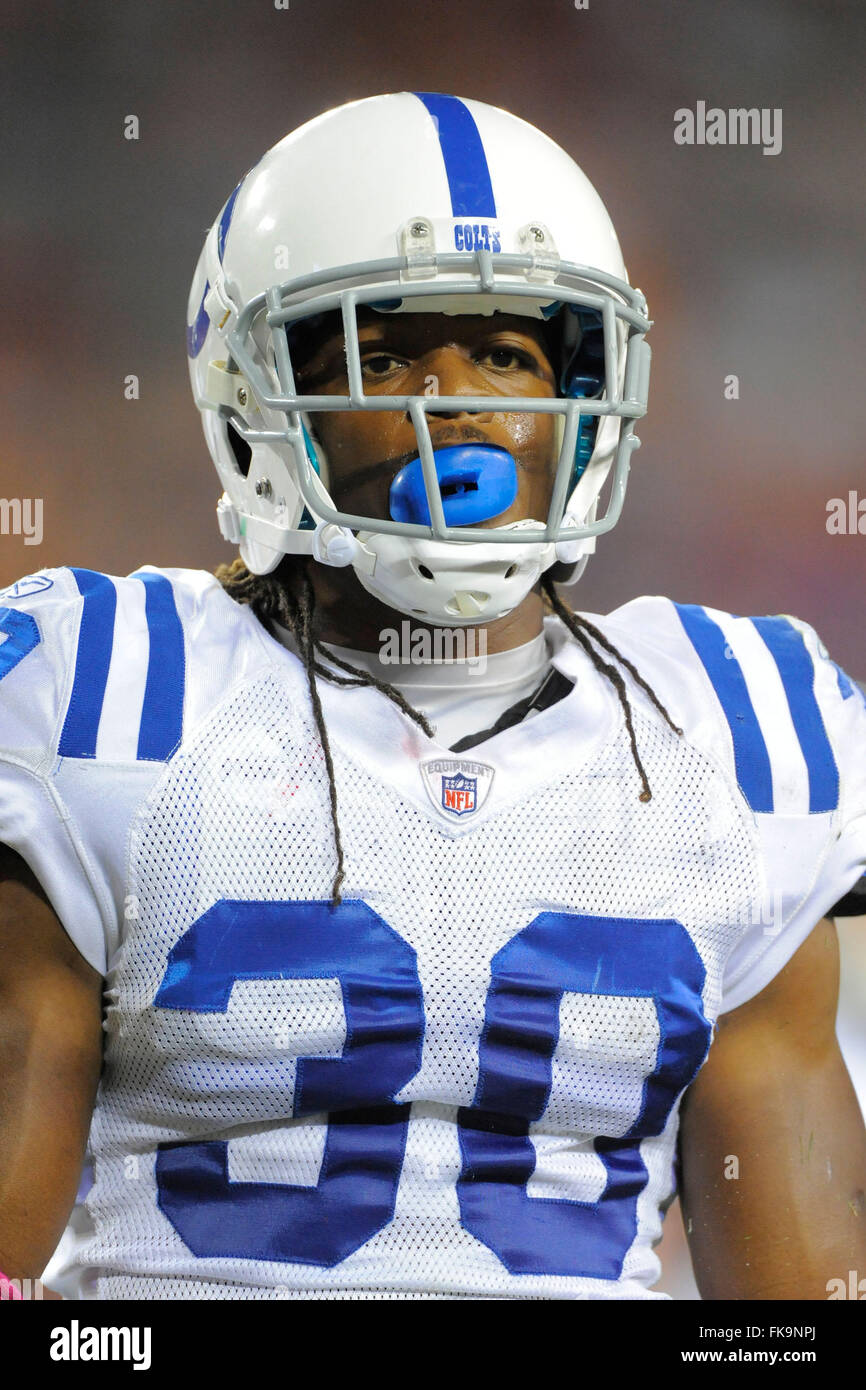 Tampa, Fla, USA. 3rd Oct, 2011. Indianapolis Colts strong safety David ...
