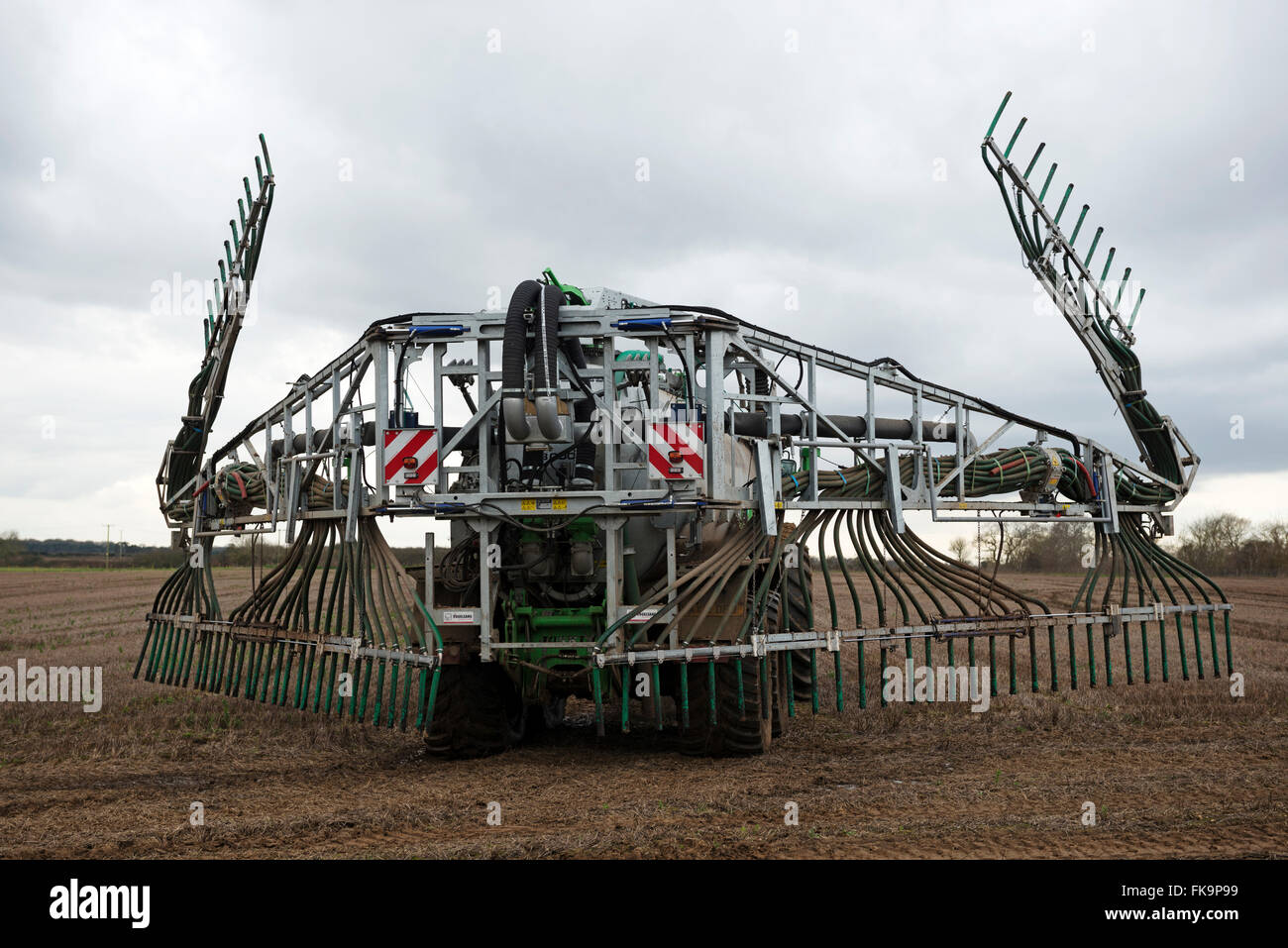 Vogelsang liquid manure sprayer Stock Photo - Alamy