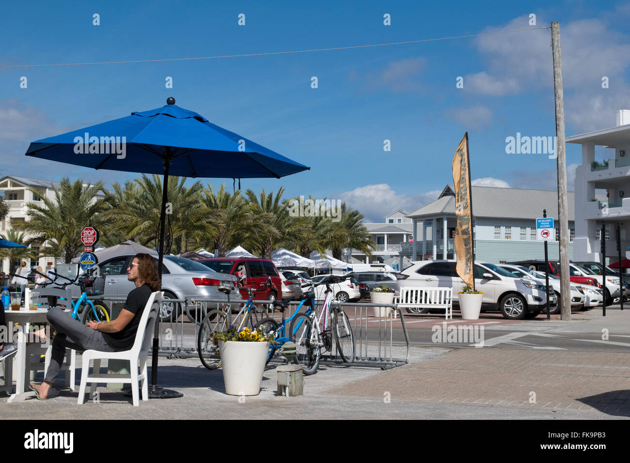 A view of Seaside, Florida Stock Photo - Alamy