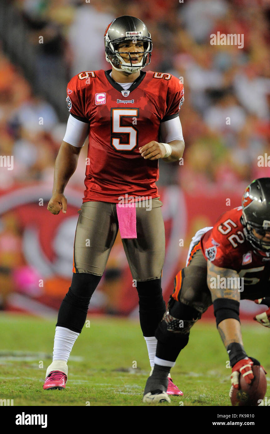 Tampa, Fla, USA. 3rd Oct, 2011. Tampa Bay Buccaneers quarterback Josh ...