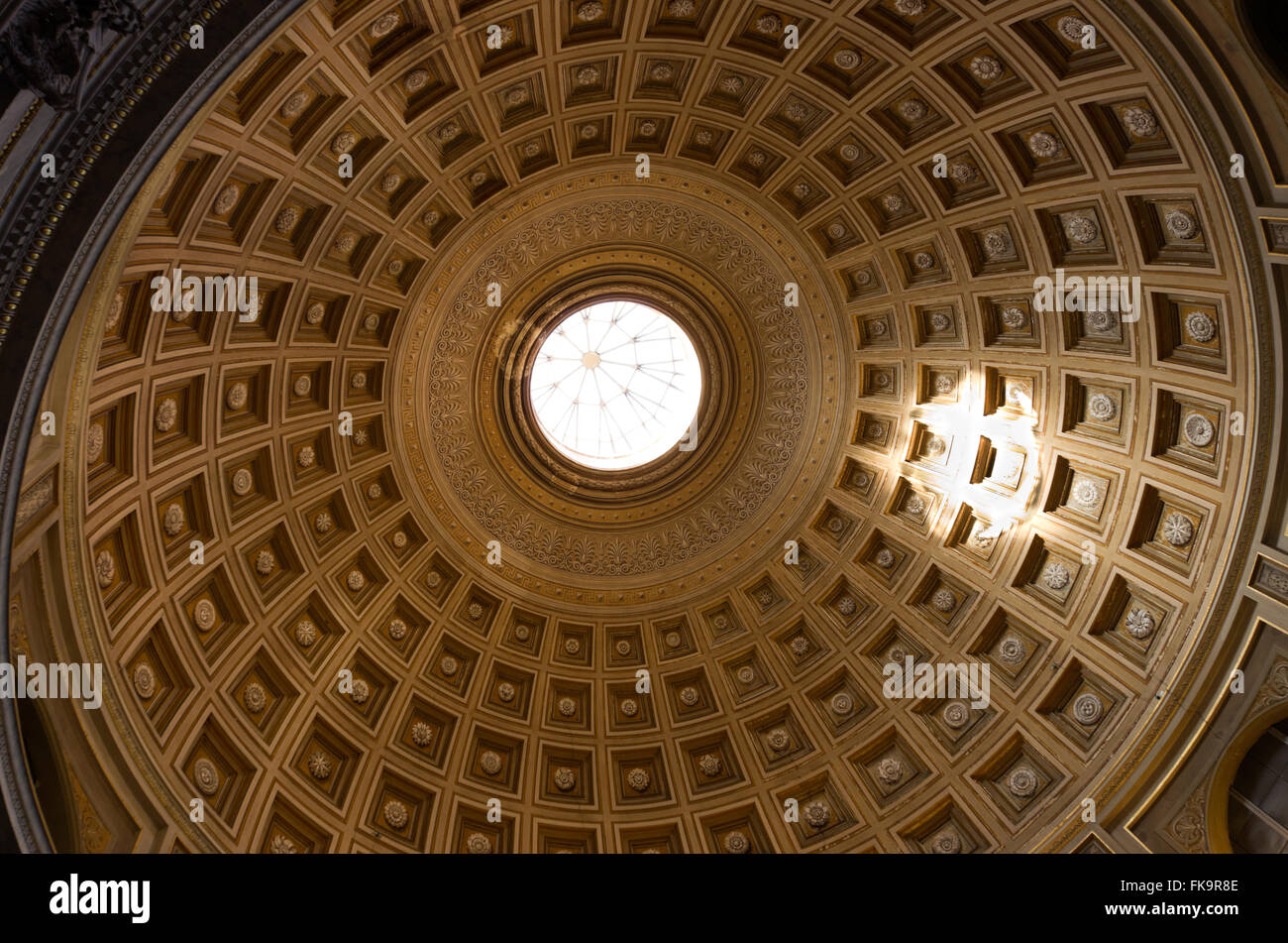 Ceiling of Round Room, Vatican Museum Stock Photo - Alamy