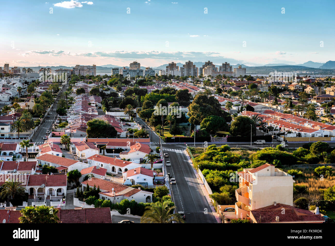 Cityscape of Torrevieja. Alicante province, Costa Blanca. Spain Stock ...