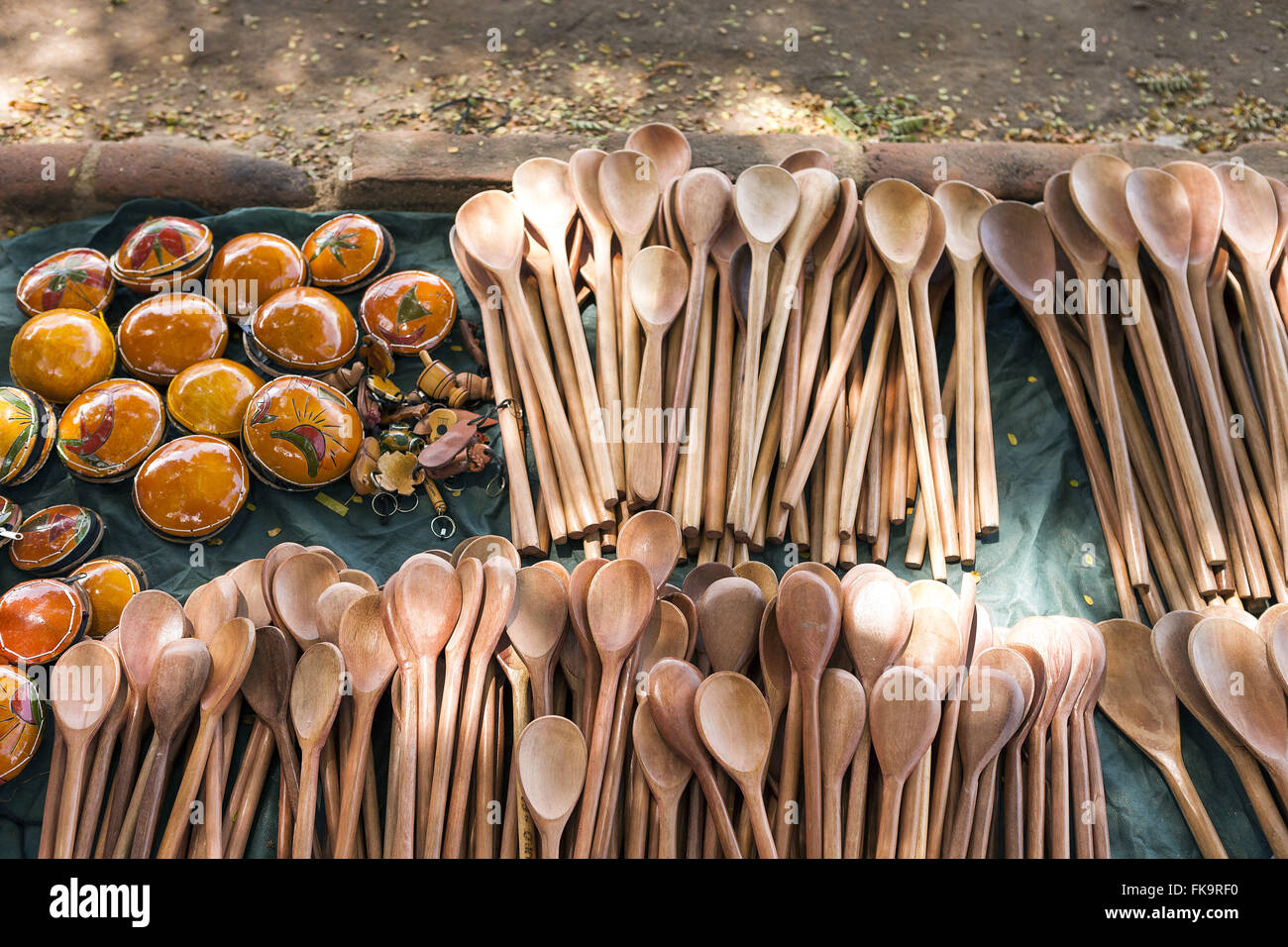 Utensils for sale in the city Stock Photo - Alamy