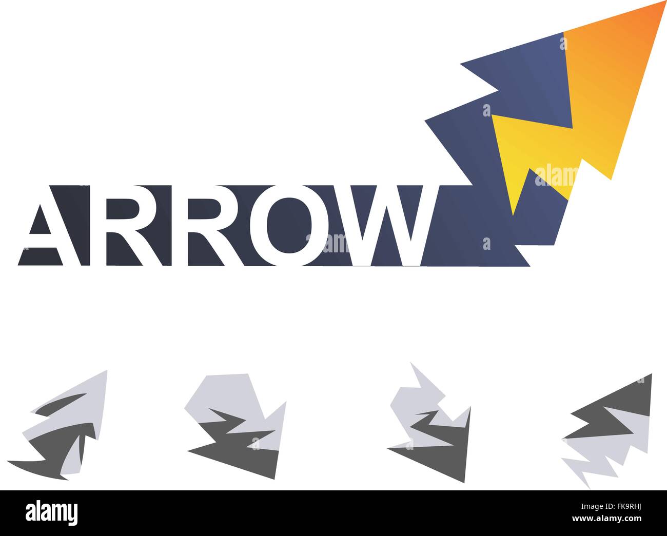 Arrows of lightning Stock Vector Images - Alamy