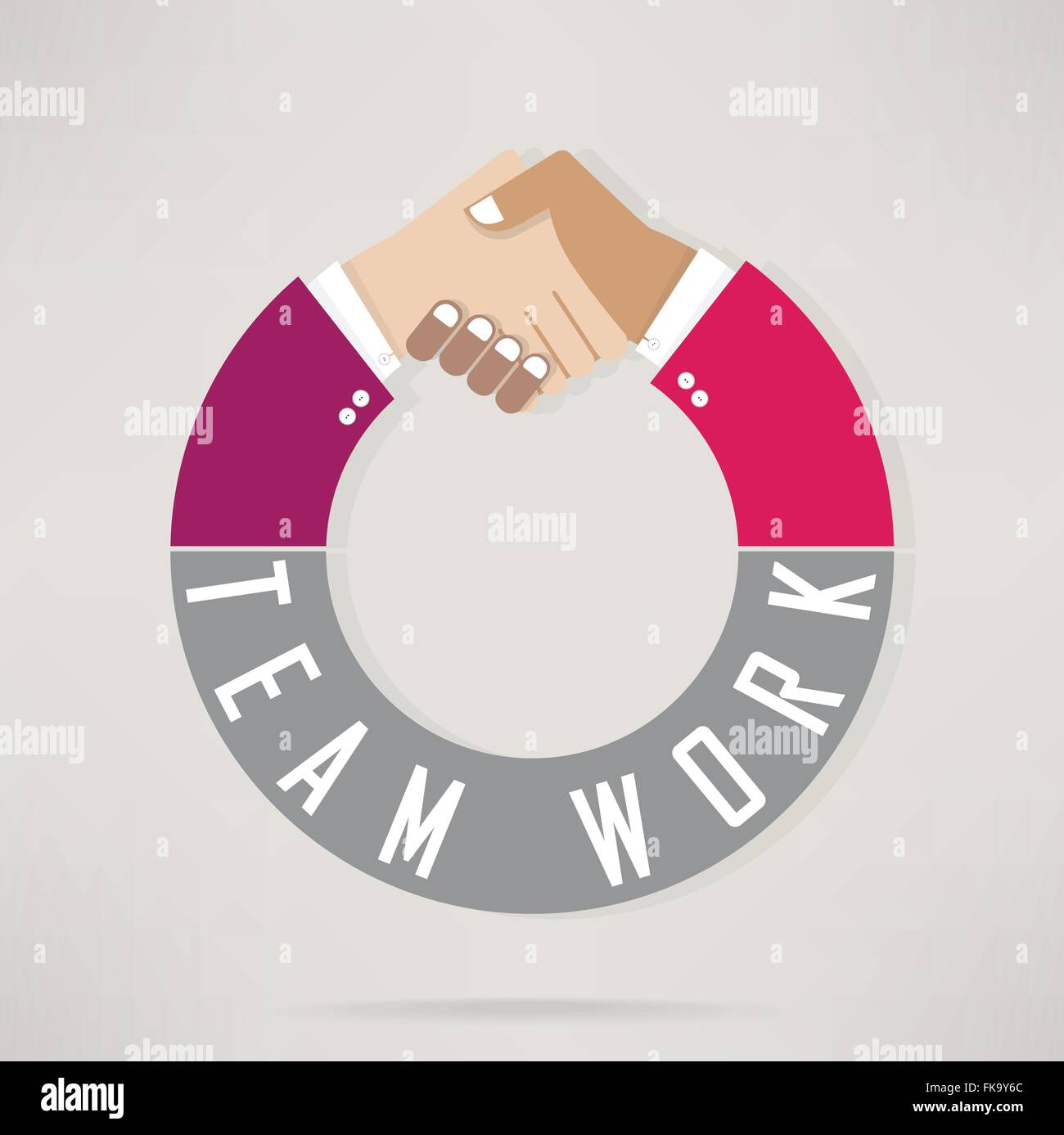 Handshake abstract design template. Business concept.Partnership symbol ...