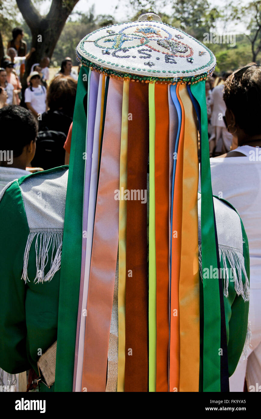 Colorful ribbon headgear Stock Photo - Alamy