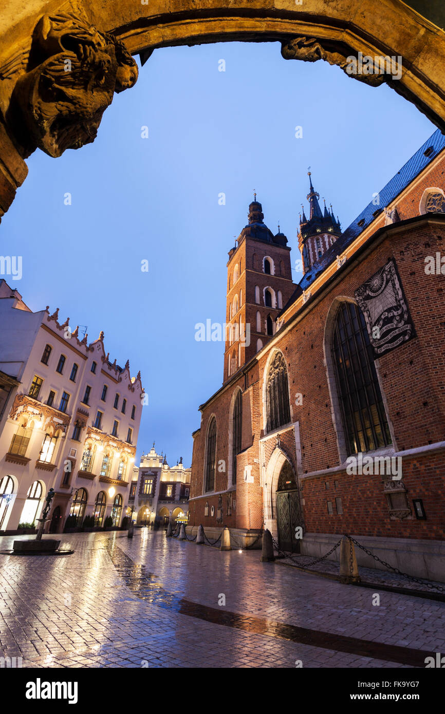 Krakow poland landmarks hi-res stock photography and images - Alamy