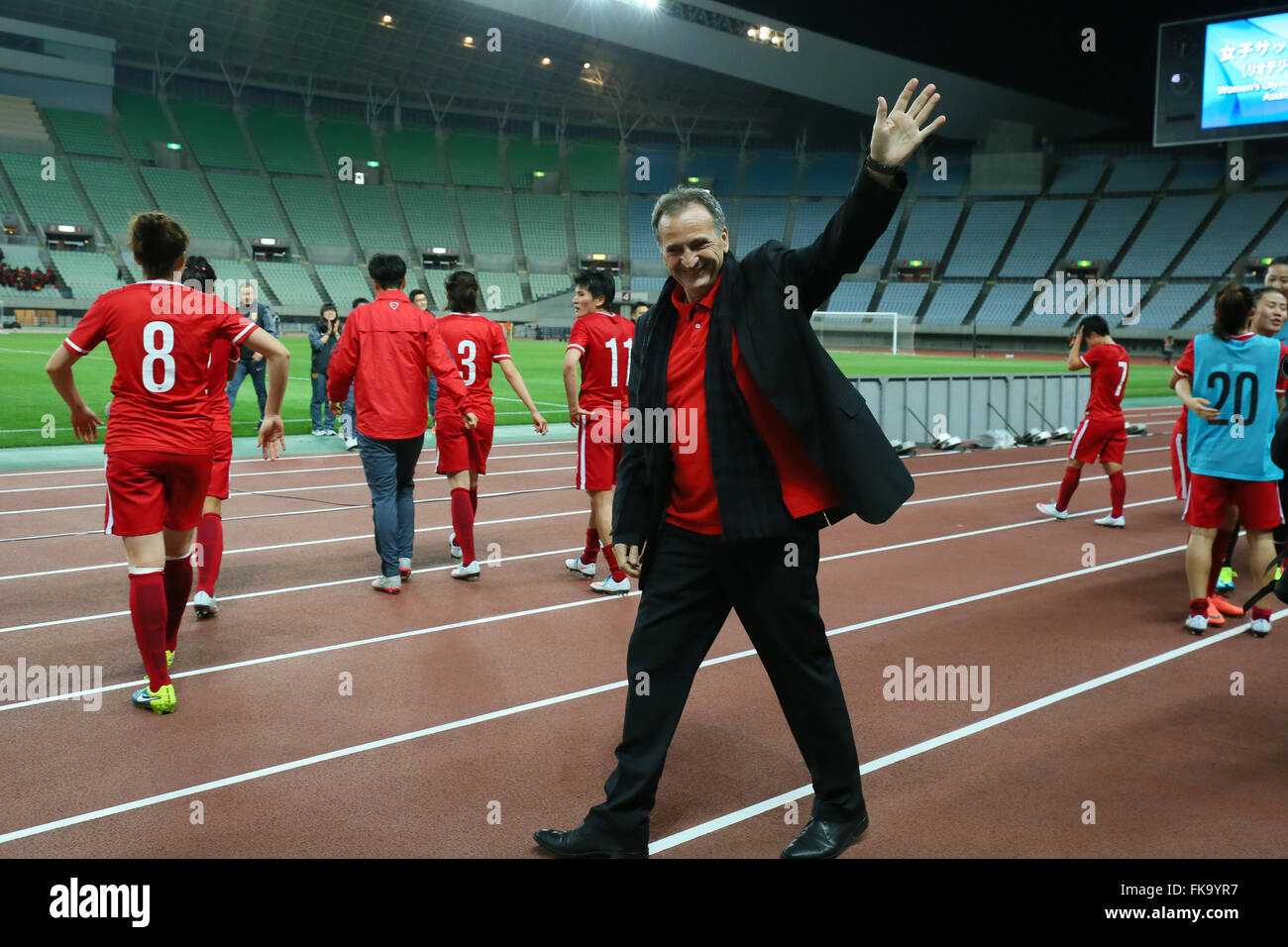 Yanmar Stadium Nagai, Osaka, Japan. 7th Mar, 2016. Bruno Bini head ...