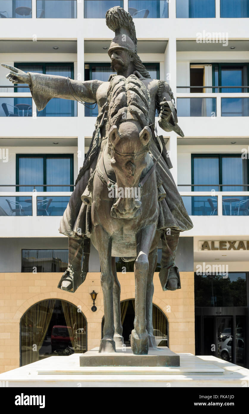 Statue of Theodoros Kolokotronis, Kos Town, Kos Island, Greece Stock ...
